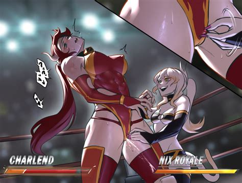 Rule 34 Arched Back Arsonichawt Bigger Female Bodysuit Cat Tail Catfight Catgirl Charlend