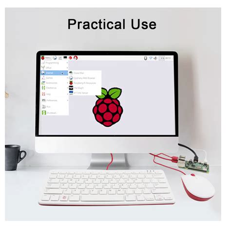 Official Mouse Red And White For Raspberry Pi All Series