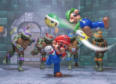 Super Mario Bros Vs Tmnt Credit To Thatssoradical At Insta Rnecatmnt