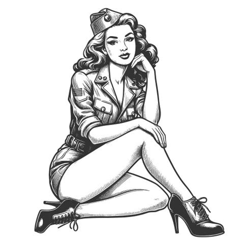 How To Draw A Pin Up Girl