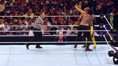 مسابقه کشتی کج رومن رینز در مقابل لوگان پاول در کرون جول ۲۰۲۲ نماشا