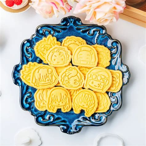 만화 애니메이션 프레스 비스킷 금형 악마 슬레이어 3d Diy 엠보싱 프레스 금형 블레이드 고스트 쿠키 커터 퐁당 빵 굽기 양식