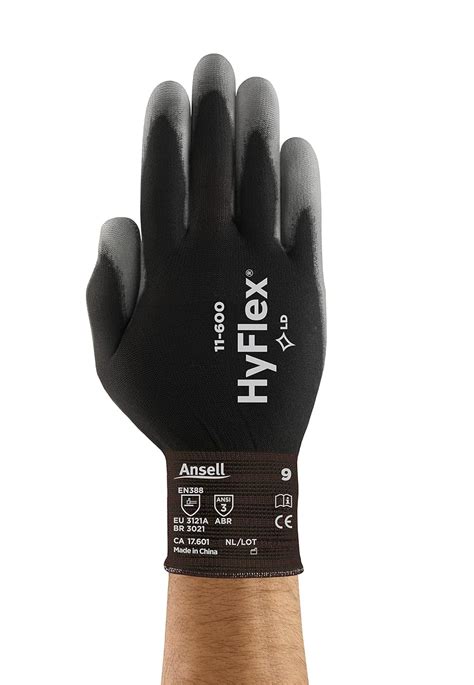 Ansell Hyflex 11 600 Multipurpose Gloves Durable Lightweight