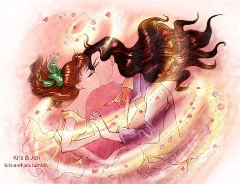 Sailor Moon Nephrite and Naru by jen and kris deviantart com on deviantART Сейлор мун