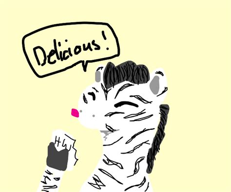 Zebra Harvesting Pancakes Drawception