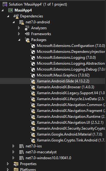 Maui Project Dependencies Problem Rdotnetmaui