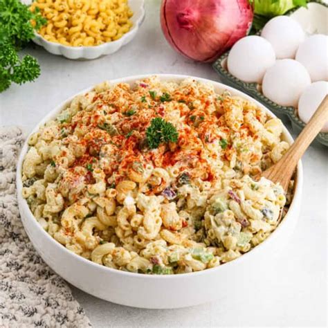 Deviled Egg Macaroni Salad Eating On A Dime