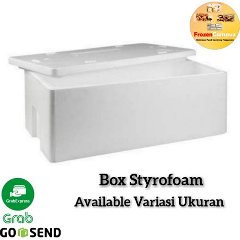 Jual Box Styrofoam Kotak Sterofoam Variasi Ukuran Styrofoam Box Makanan