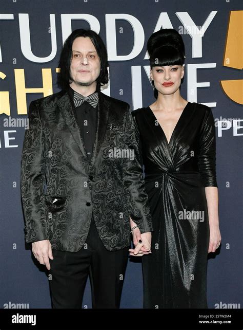 Jack White Left And Olivia Jean Attend The Snl50 The Anniversary Special At Rockefeller Plaza