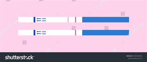 Pregnancy Ovulation Positive Negative Test Top Stock Vector Royalty