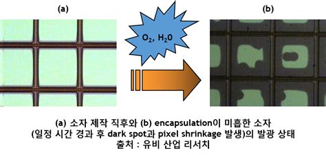 Oled의 수명을 획기적으로 높일 수 있는 Encapsulation 기술 공개