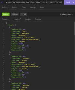 Oracle REST APIs Query Parameter Examples Using EMPLOYEES