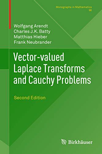 vector valued laplace transforms and cauchy problems second edition by