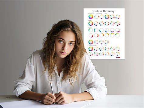 Color Harmony Poster Printable Colour Theory Classroom Poster