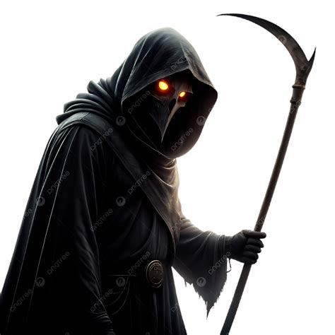 Dark Hooded Figure With Glowing Eyes Dark Hooded Figure Glowing Eyes
