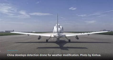 China Develops Detection Drone For Weather Modification Ukrainian