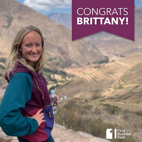 Our Congratulations To Brittany Custer Who Was Promoted Earlier This