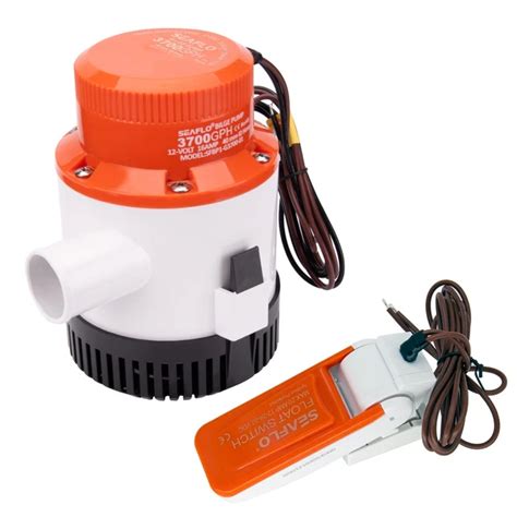 12v Seaflo 3700gph Bilge Pump Automatic Float Switch Boat Submersible