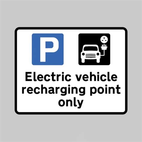 Electric Vehicle Recharging Point Only Class Ra1 Sign