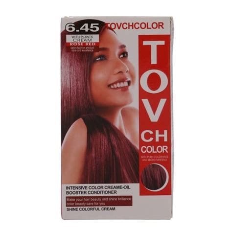 Tov Ch Hair Color Shades 645 Rose Red 80ml Bd