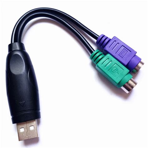 Usb Male To Ps2 Female Active Converter Connector Cable Adapter Mouse