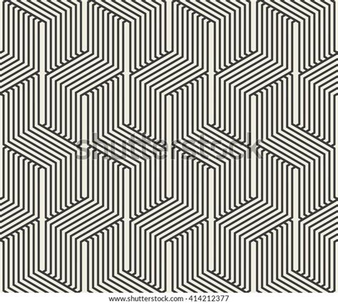 Abstract Geometric Seamless Pattern Intersecting Lines Stock Vector