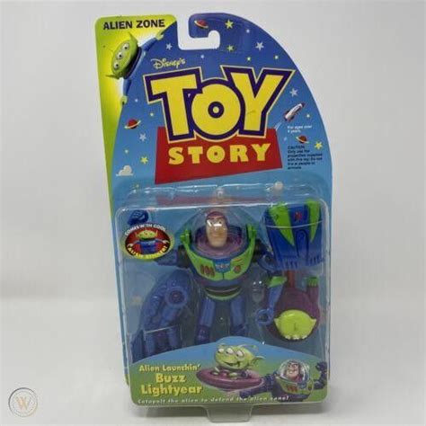 Mattel 1999 Disney Toy Story Alien Zone Alien Launchin Buzz Lightyear Figure New 4543756836