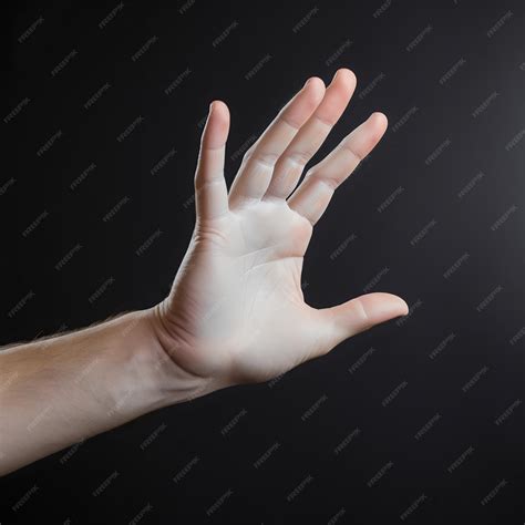 Premium Ai Image Human Hand Created With Generative Ai