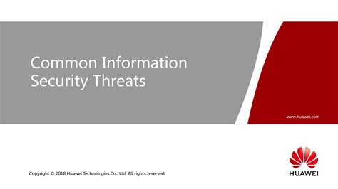 105 Common Information Security Threats Ppt