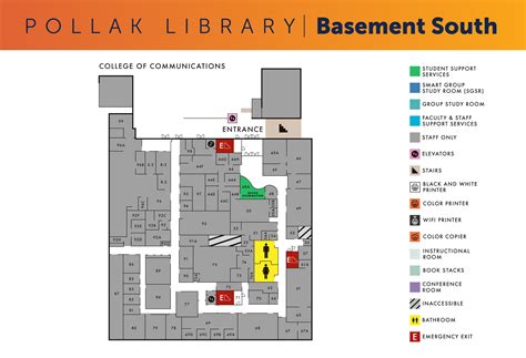 Pollak Library Basement South Csuf Pollak Library