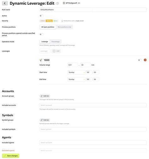 Dynamic Leverage Brokerpilot