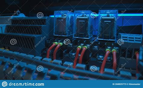 Relay With Electromagnetic Coils Of Direct And Alternating Current Red