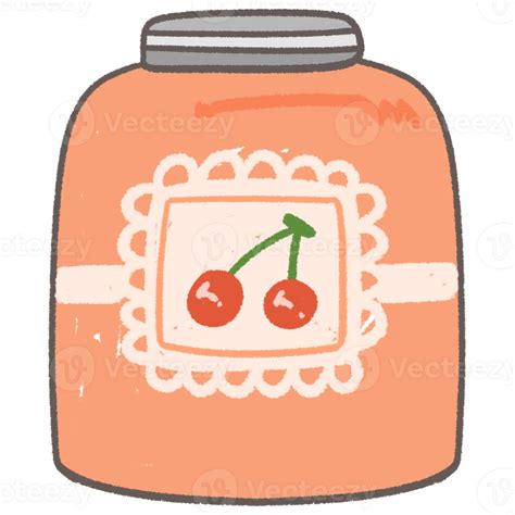 Cherry Jam Clipart 52214032 Png
