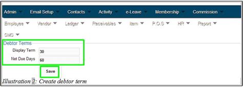 How To Create Debtor Term Inventory Management System