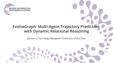 jiachen li fan yang masayoshi tomizuka chiho choi · evolvegraph