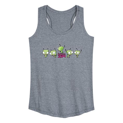 Invader Zim Dancing Gir Womens Racerback Tank