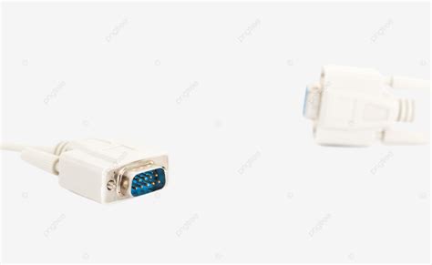 Connector Of Vga Input Cable On A High Definition Connection