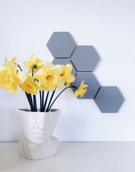 Украшение настенное интерьерное Toivo Design Пробковые панели Соты 5 шт купить по доступным