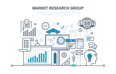 Premium Vector Market Research Group Analysis Research Communication