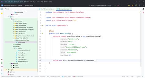 Rest Assured Bài 9 Sử Dụng Lombok để Xây Dựng Pojo Class Anh Tester