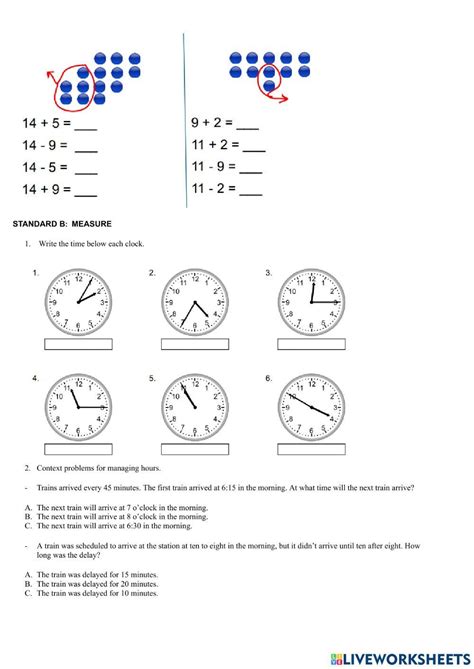 Math Questionnaire Interactive Worksheet Live Worksheets