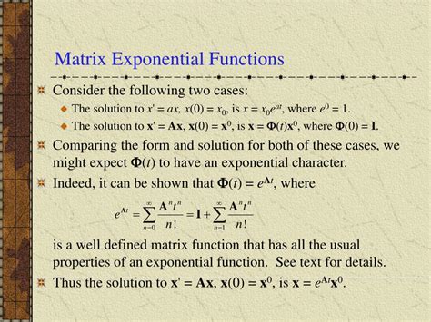 Ppt Ch 77 Fundamental Matrices Powerpoint Presentation Free