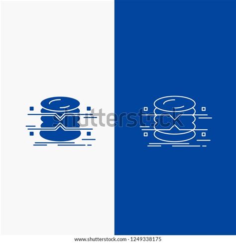 Database Data Architecture Infographics Monitoring Line Stock Vector Royalty Free 1249338175