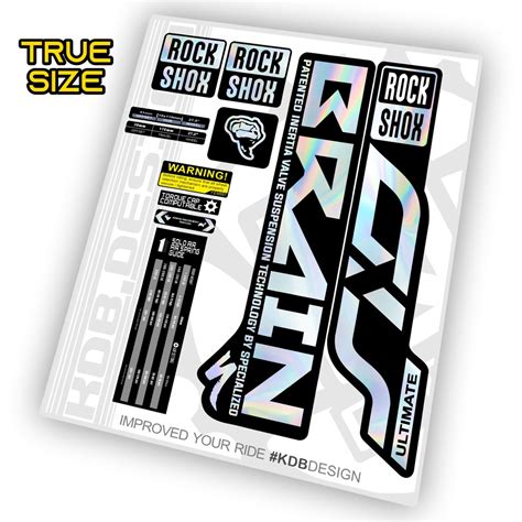 Decal Oil Silk Rockshox Sid Brain Hollogram Klaten Decal Bike Bicycle Sticker Shopee Philippines