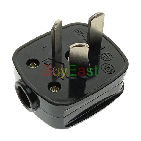 China 16a Male Main Power Plug Ac100~250v 16a Blac Vicedeal