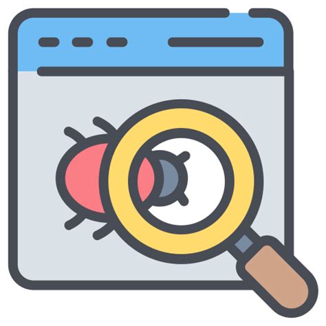 Bug Scan Free Security Icons