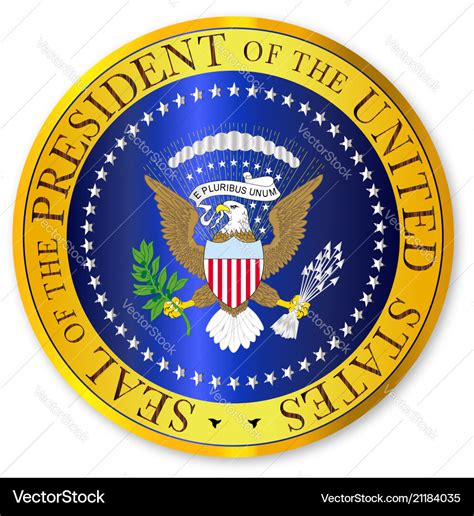 Presidential Seal Royalty Free Vector Image Vectorstock