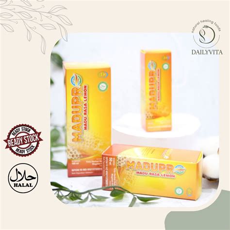 Jual Bioth Madu Pro Lemon 30 Ml Obat Tetes Herbal Madu Pro Lemon Mini 50 Ml Madu Pro Lemon