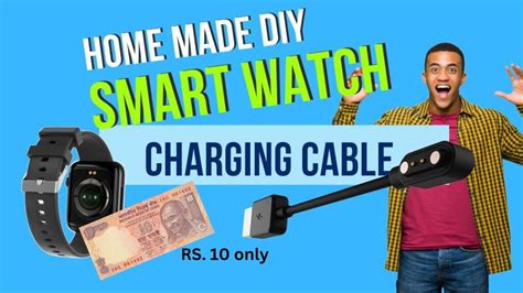 How To Make Smart Watch Charging Cable At Home Diy 100 Works Easy And Fun Boat Wave Beat
