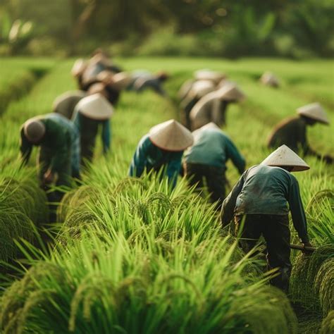Free Rice Field Labor Image Rice Field Workers Download At Stockcake